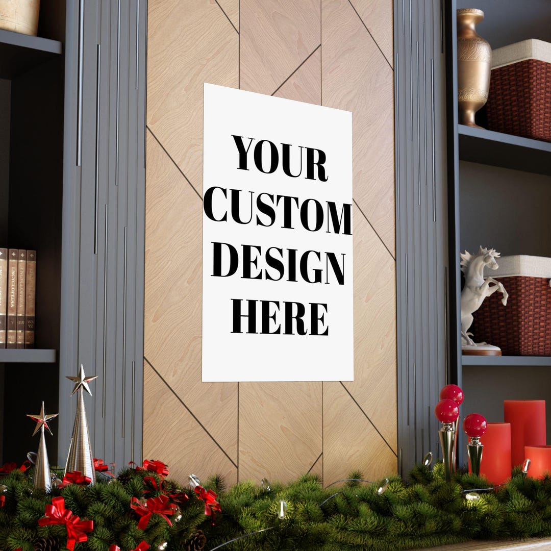 Custom Matte Vertical Posters - Personalized Art Prints, Wall Decor ...