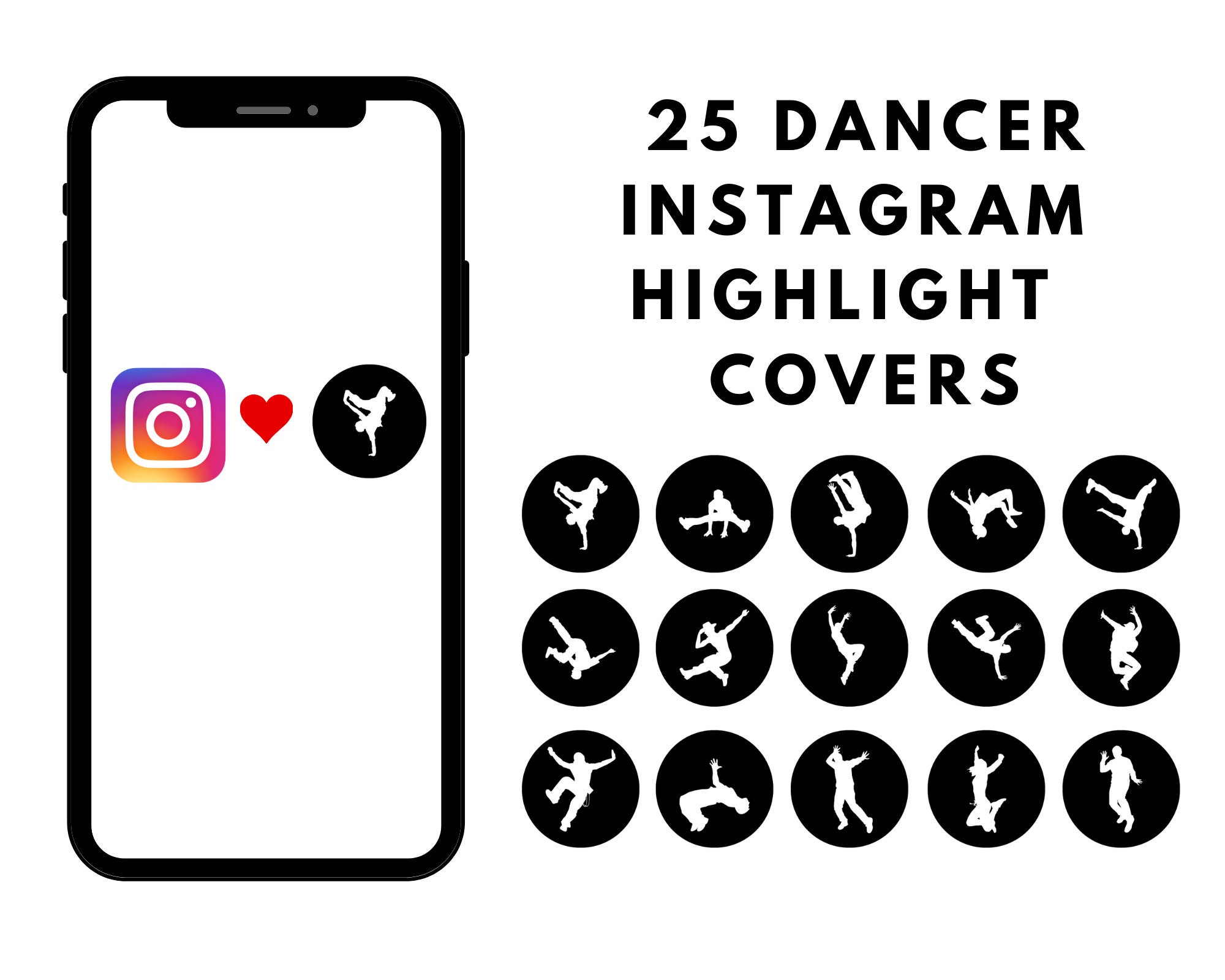 25 Dancer Instagram Highlight Covers - Dance, Dancing, Music, Art ...