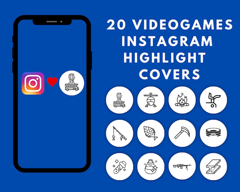 20 Videogames Instagram Highlight Covers, Instagram Stories - Gamer ...