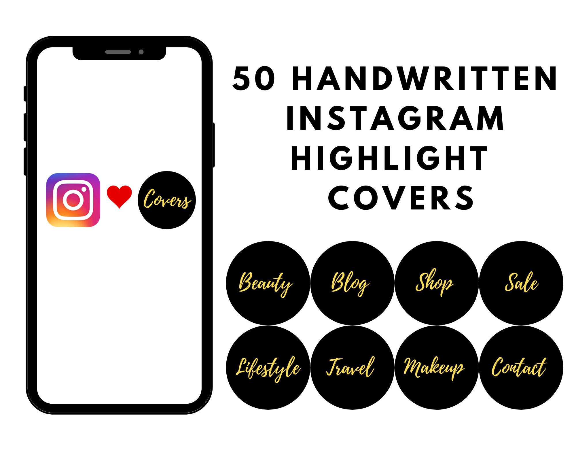 Glamour Instagram Highlight Covers Bundle 600 Covers - Etsy