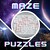Maze Puzzles Book for Adults, Teens and Kids: 50 Easy to Hard Mazes ...