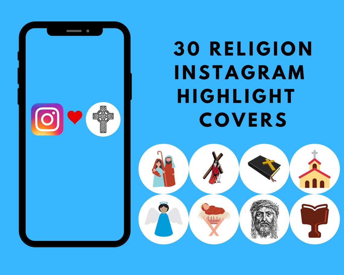 30 Religion Instagram Highlight Covers, Instagram Stories, God, Faith ...