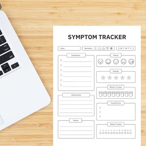 Symptom Tracker, Track Your: Mood, Energy Level, Water, Medication ...