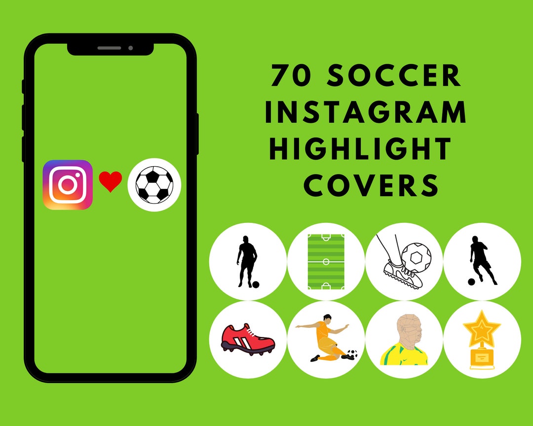 70 Soccer Instagram Highlight Covers, Soccer, Football, World Cup Qatar ...