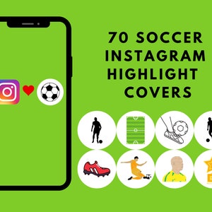 70 Soccer Instagram Highlight Covers Soccer Football World - Etsy