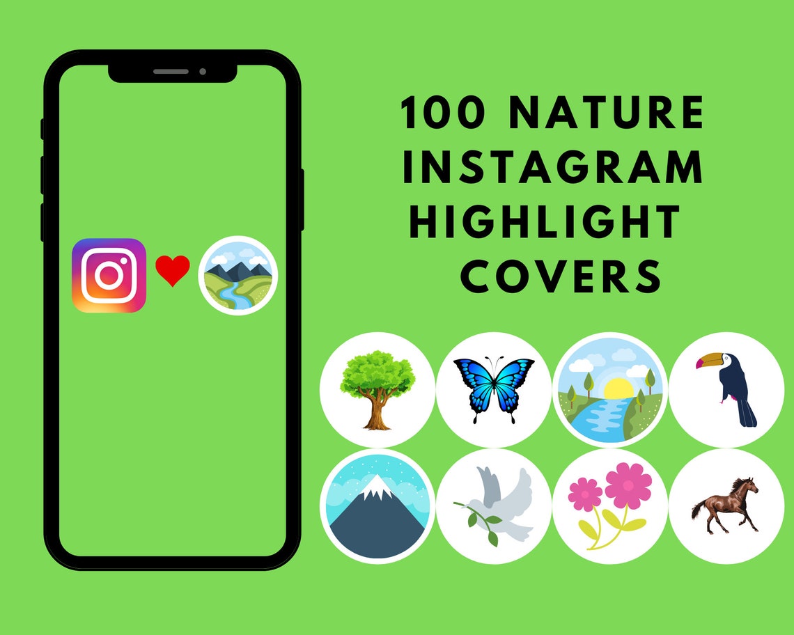 100 Nature Instagram Highlight Covers, Instagram Stories, Highlight ...