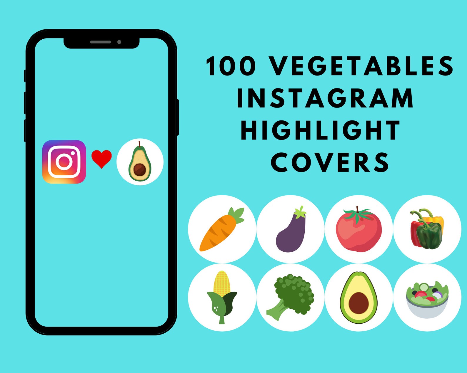 Fitness Instagram Highlight Covers Bundle 500 Covers GYM - Etsy