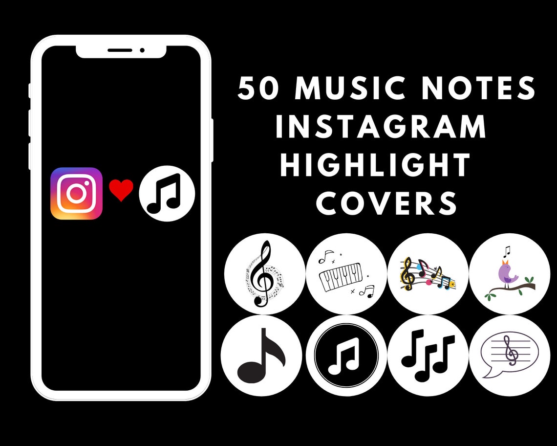 Musician Instagram Highlight Covers Premium Bundle 400 Covers Piano ...
