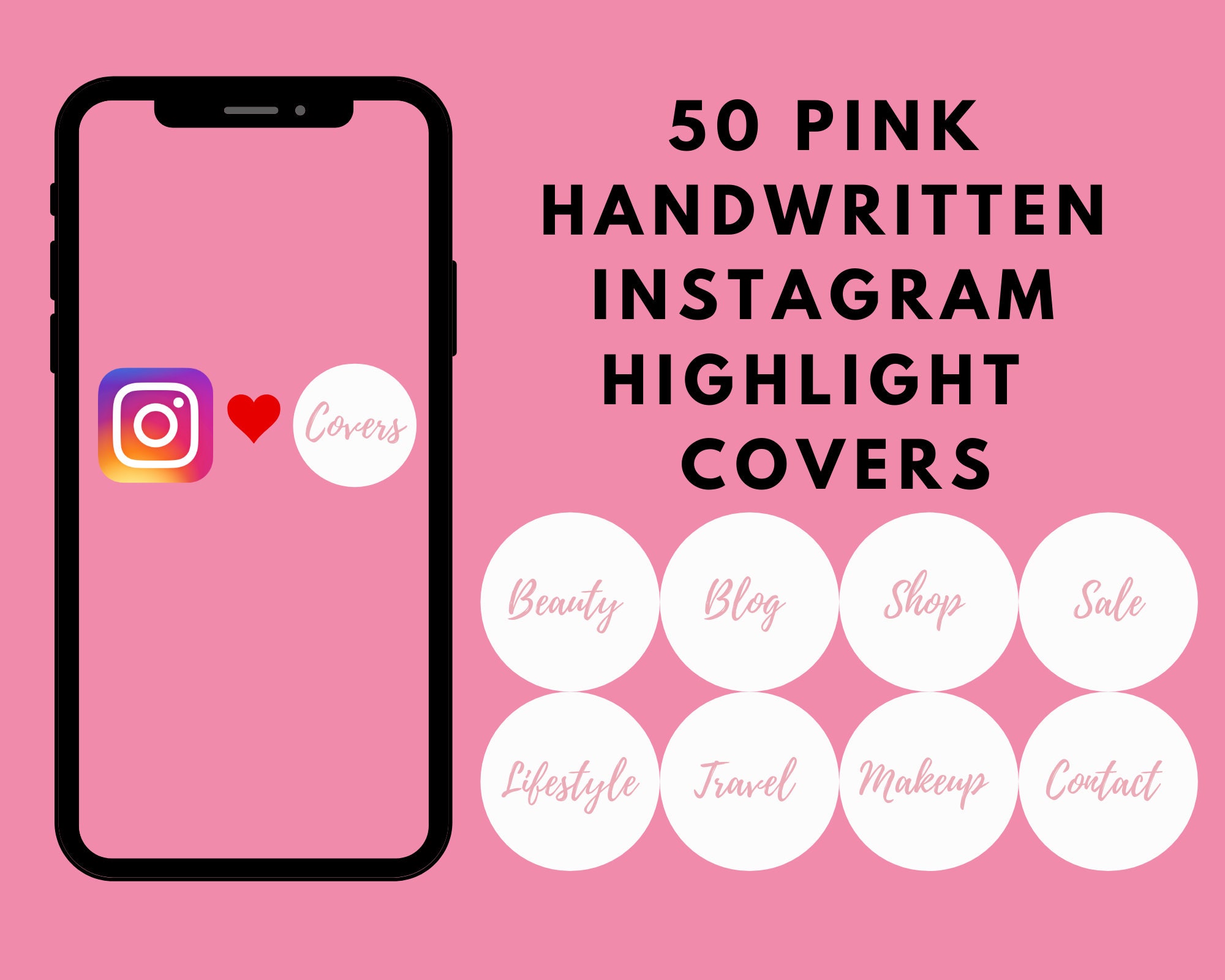 Glamour Instagram Highlight Covers Bundle 600 Covers - Etsy