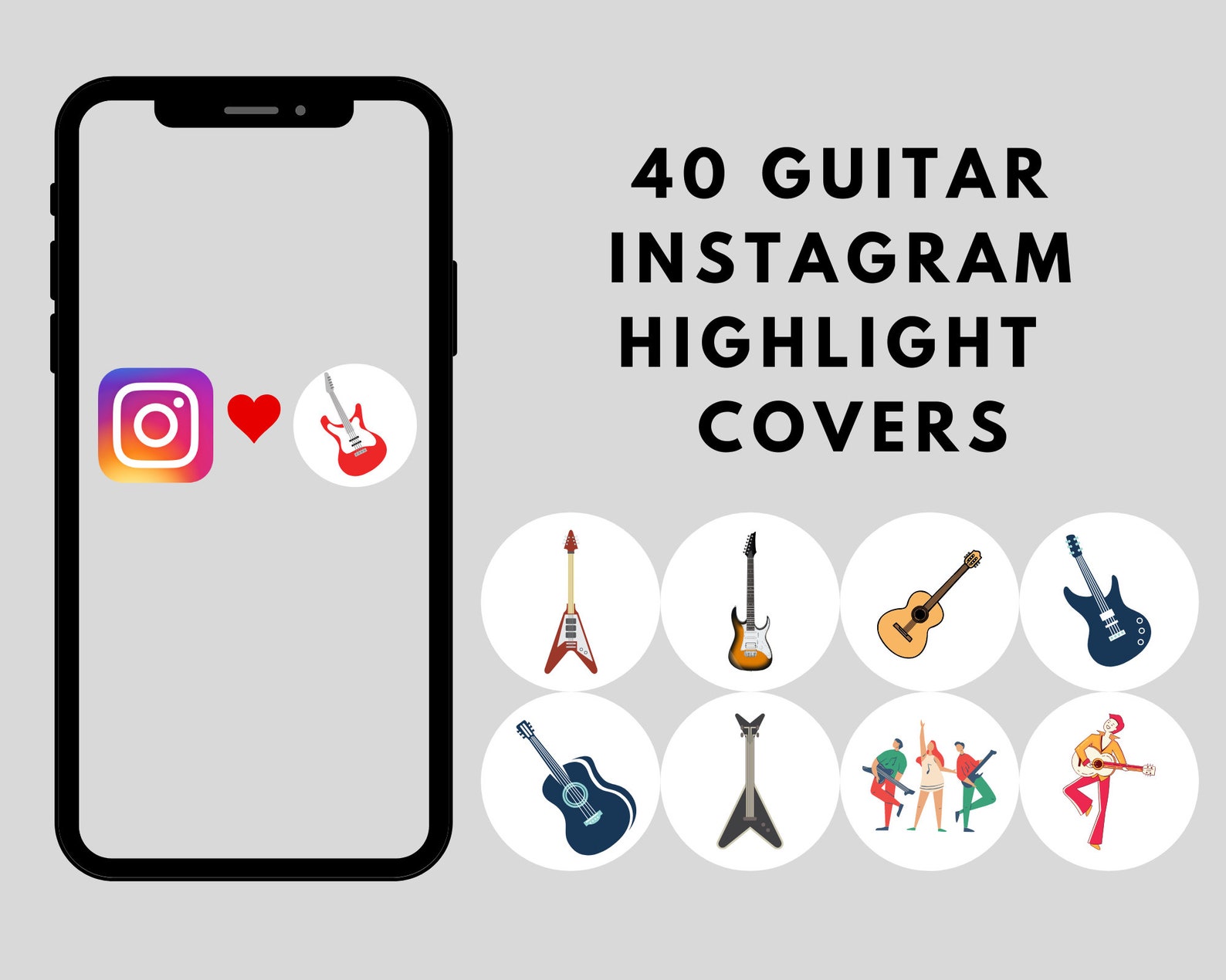Musician Instagram Highlight Covers Premium Bundle 400 Covers Piano ...