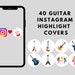 Musician Instagram Highlight Covers Premium Bundle 400 Covers Piano ...