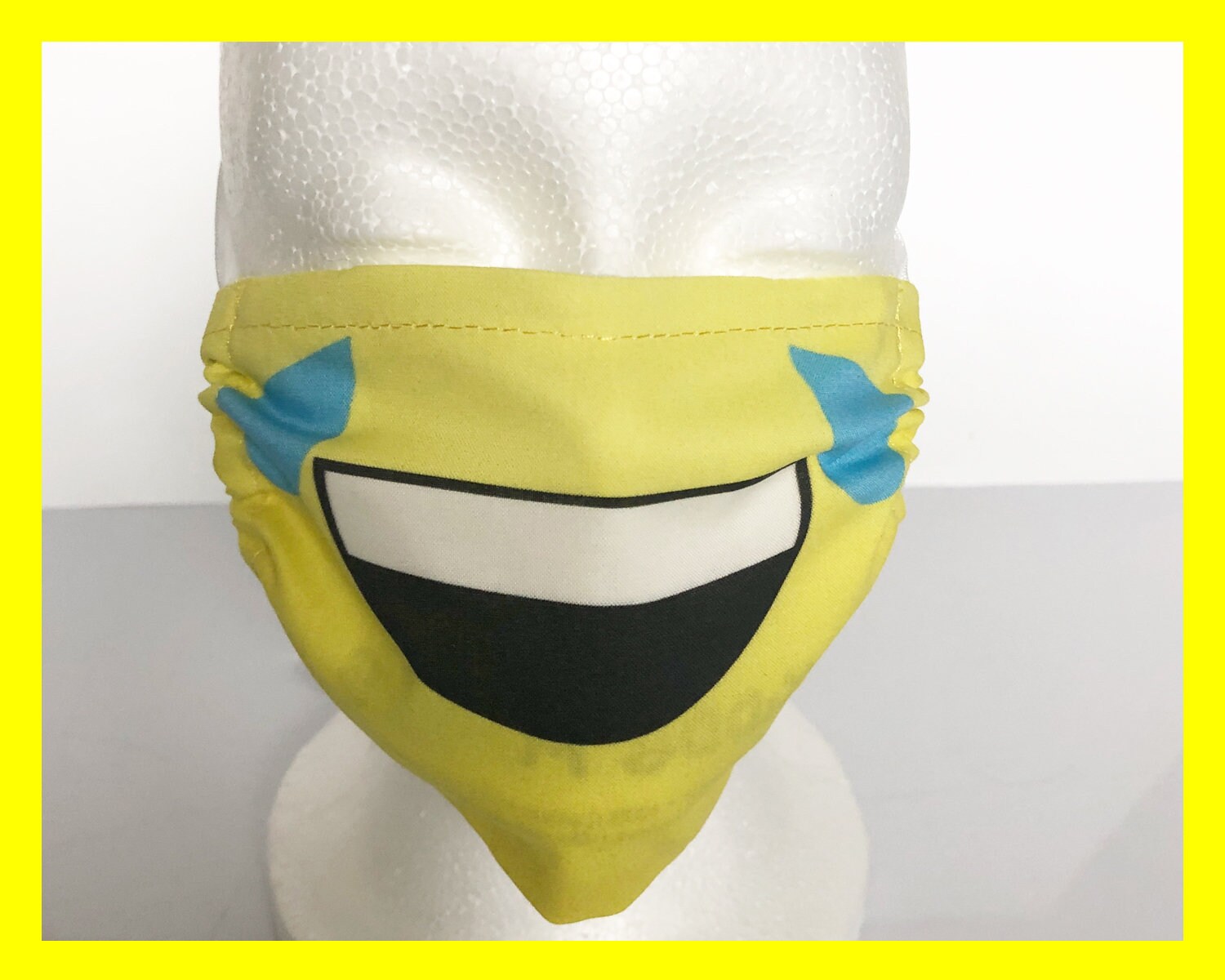 Laugh Cry Emoji Face Mask Kids Face Mask 100% Cotton Filter | Etsy