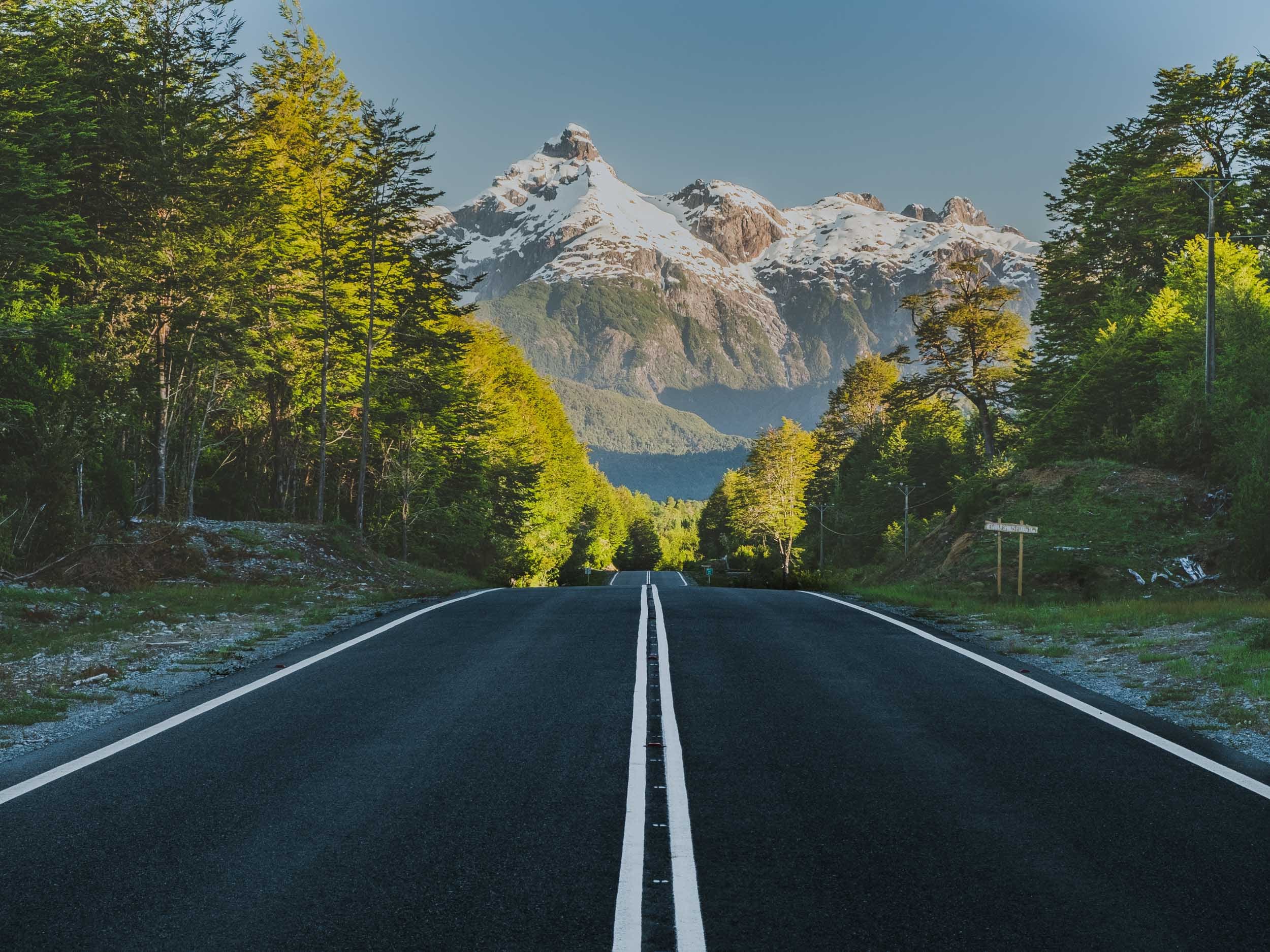 Carretera Austral, Road Wall Art, Chile Mountain Print, Chile Art, Art ...