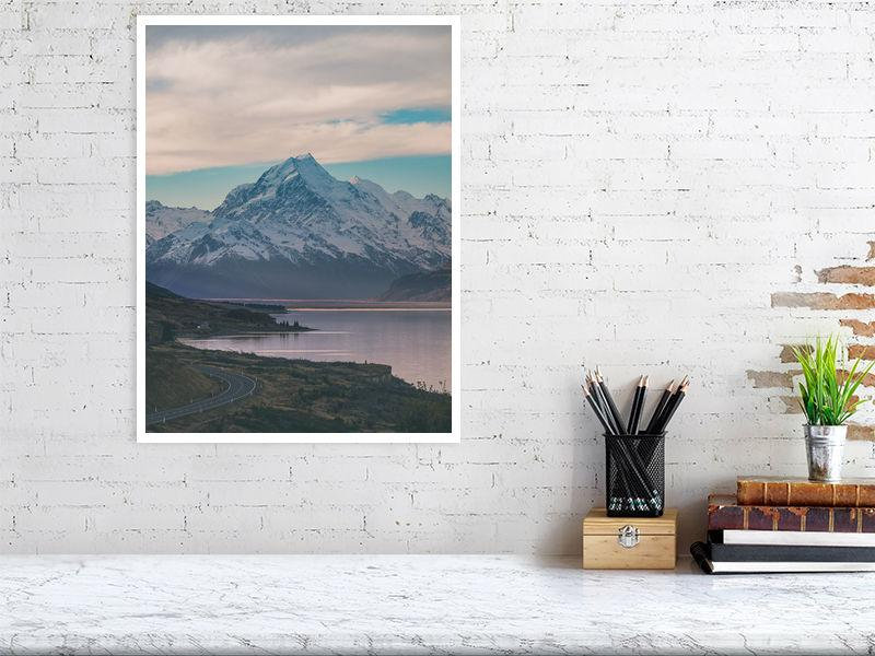 Mount Cook, Mountain Photography, Landscape Print, Mountain Wall Art ...