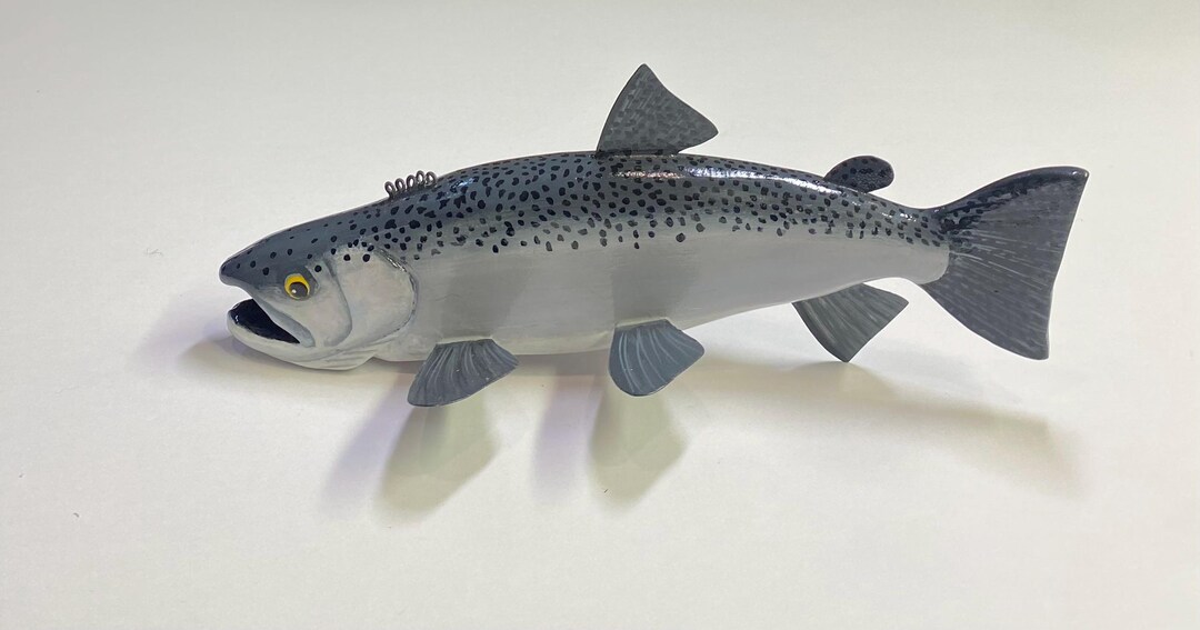 8 Inch Chinook Salmon Benziejo Fish Decoy - Etsy