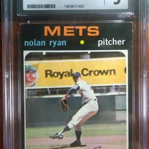 1971 Topps Nolan Ryan 513 New York Mets CSG 5 EX - Etsy