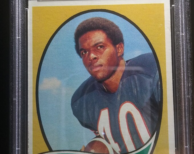 1970 Topps Football #70 Gale Sayers Chicago Bears PSA 7 Nrmt Very Sharp ...