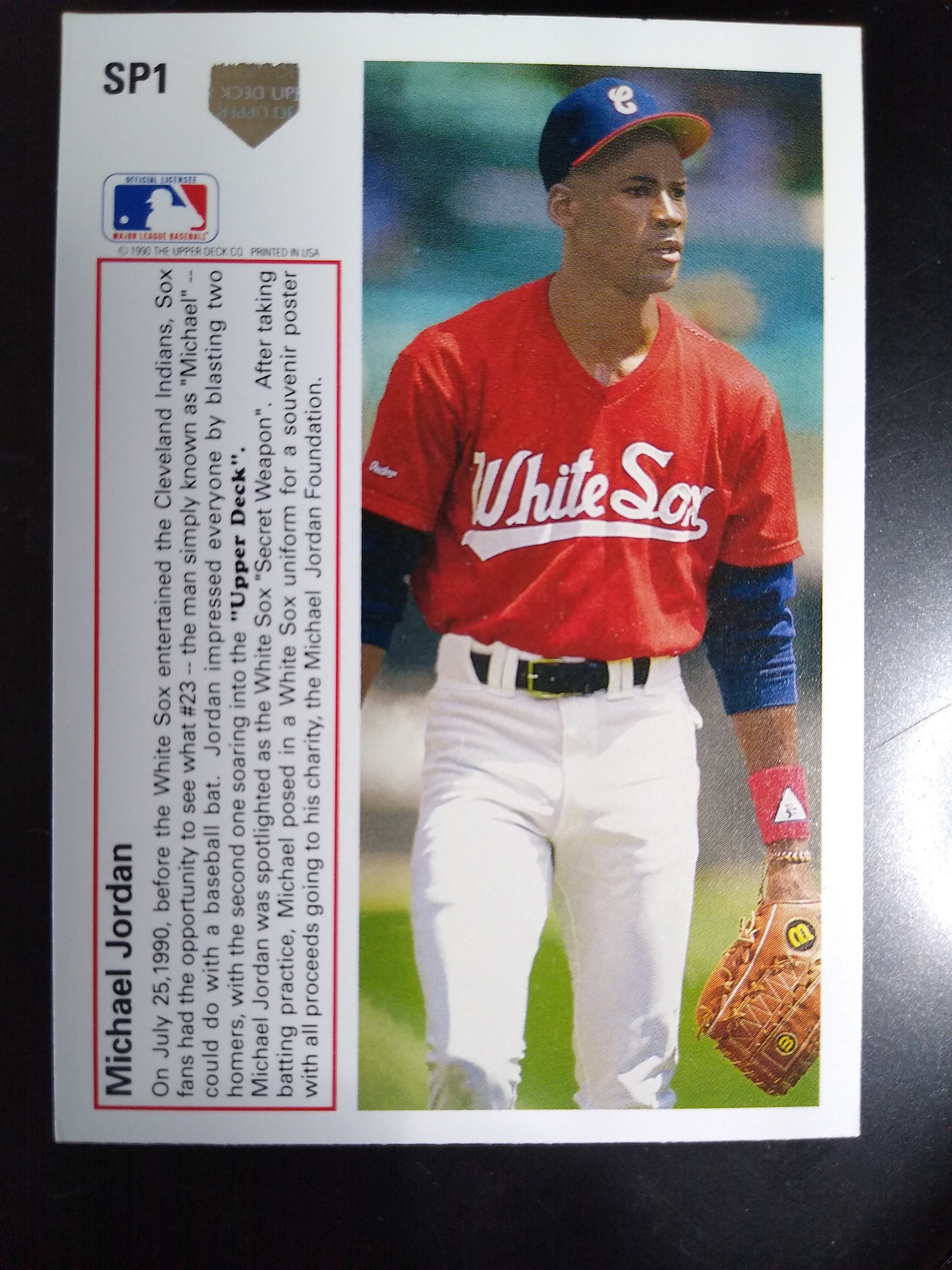 1991 Upper Deck Michael Jordan SP1 Baseball Card the Goat's Baseball ...