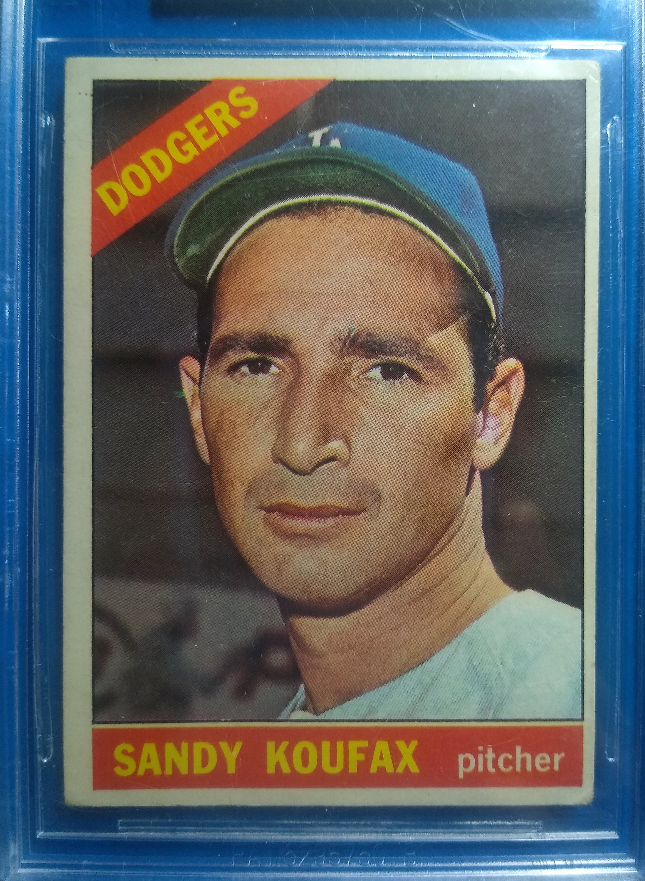 1966 Topps Sandy Koufax Los Angeles Dodgers BVG 3 - Etsy