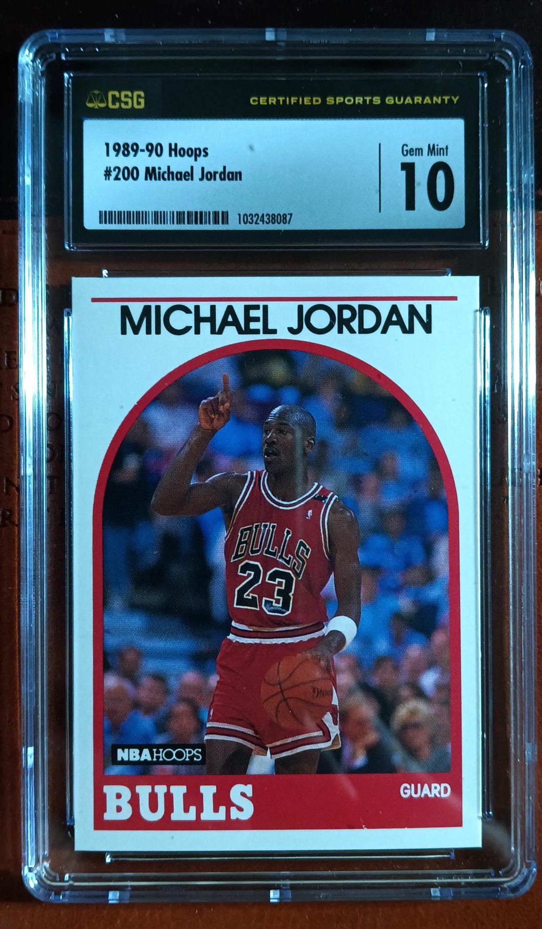 1989 Hoops #200 Michael Jordan Chicago Bulls Gem Mint 10 CSG - Etsy
