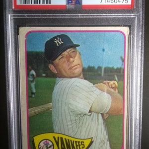 1965 Topps Mickey Mantle 350 New York Yankees PSA 1.5 Fair - Etsy