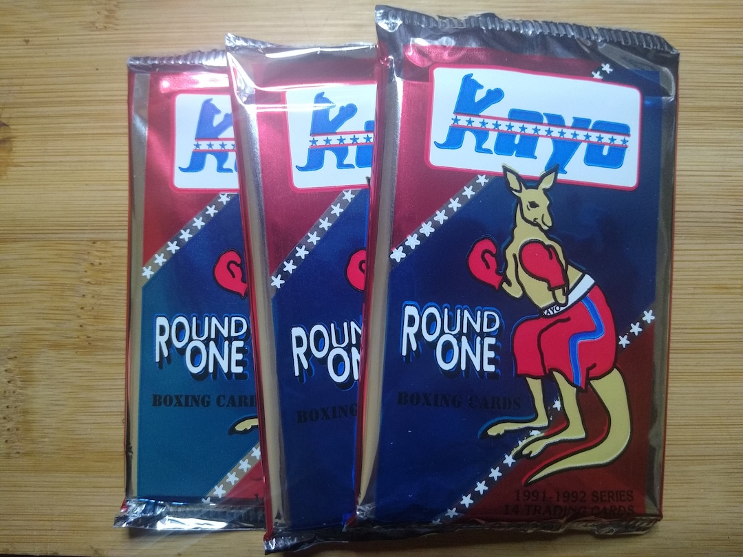 1991 -92 Kayo Boxing Sealed Packs (3) Lot of Three Possible Autograph ...