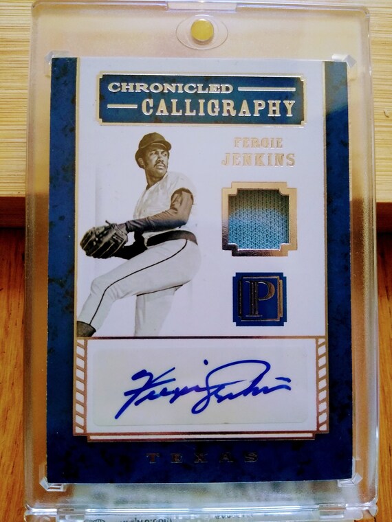 2016 Panini Chronicled Calligraphy Fergie Jenkins Patch - Etsy