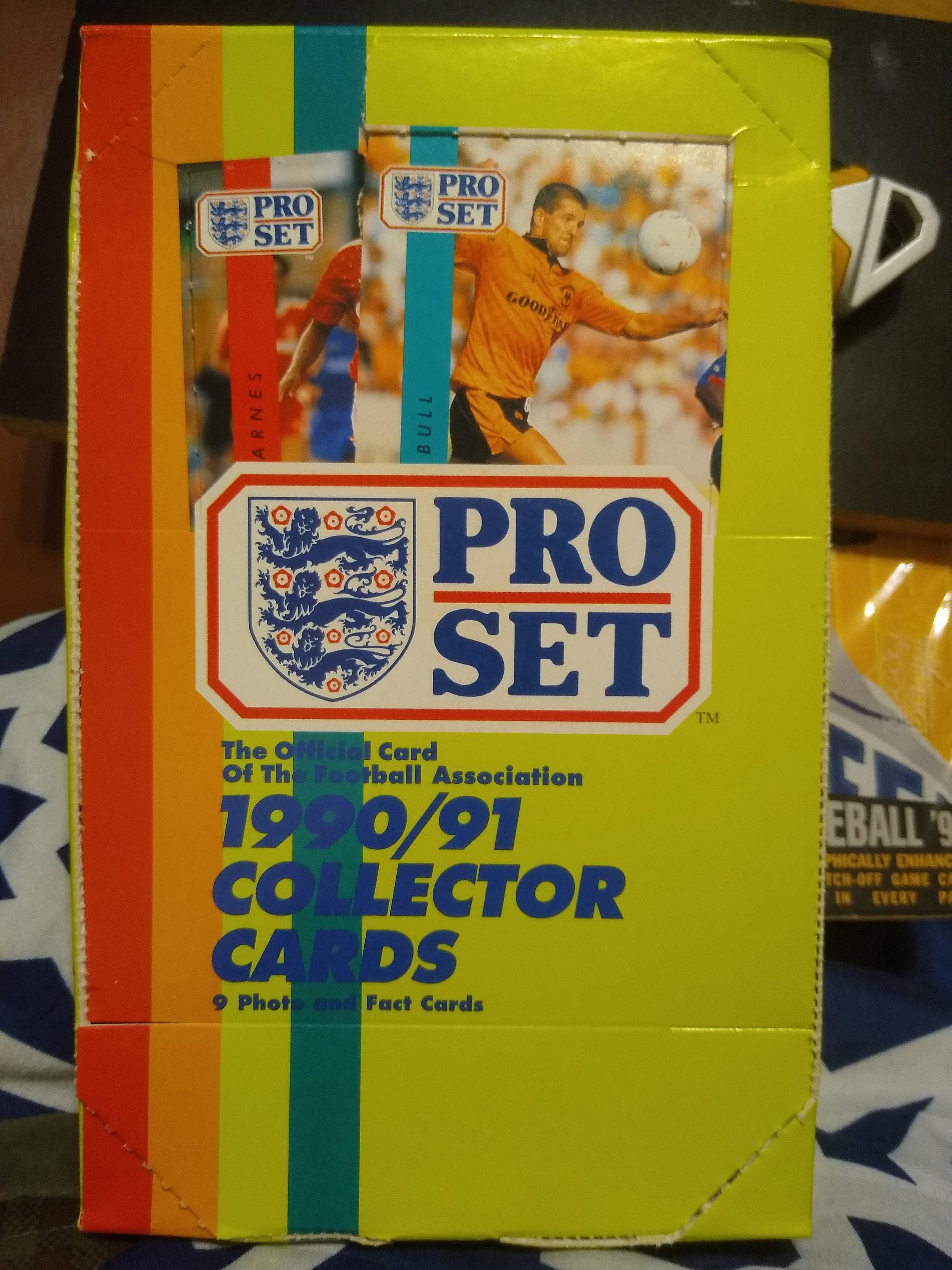 1990-91 Pro Set Soccer Collect Cards Four 4 Unopened Packs Allan ...