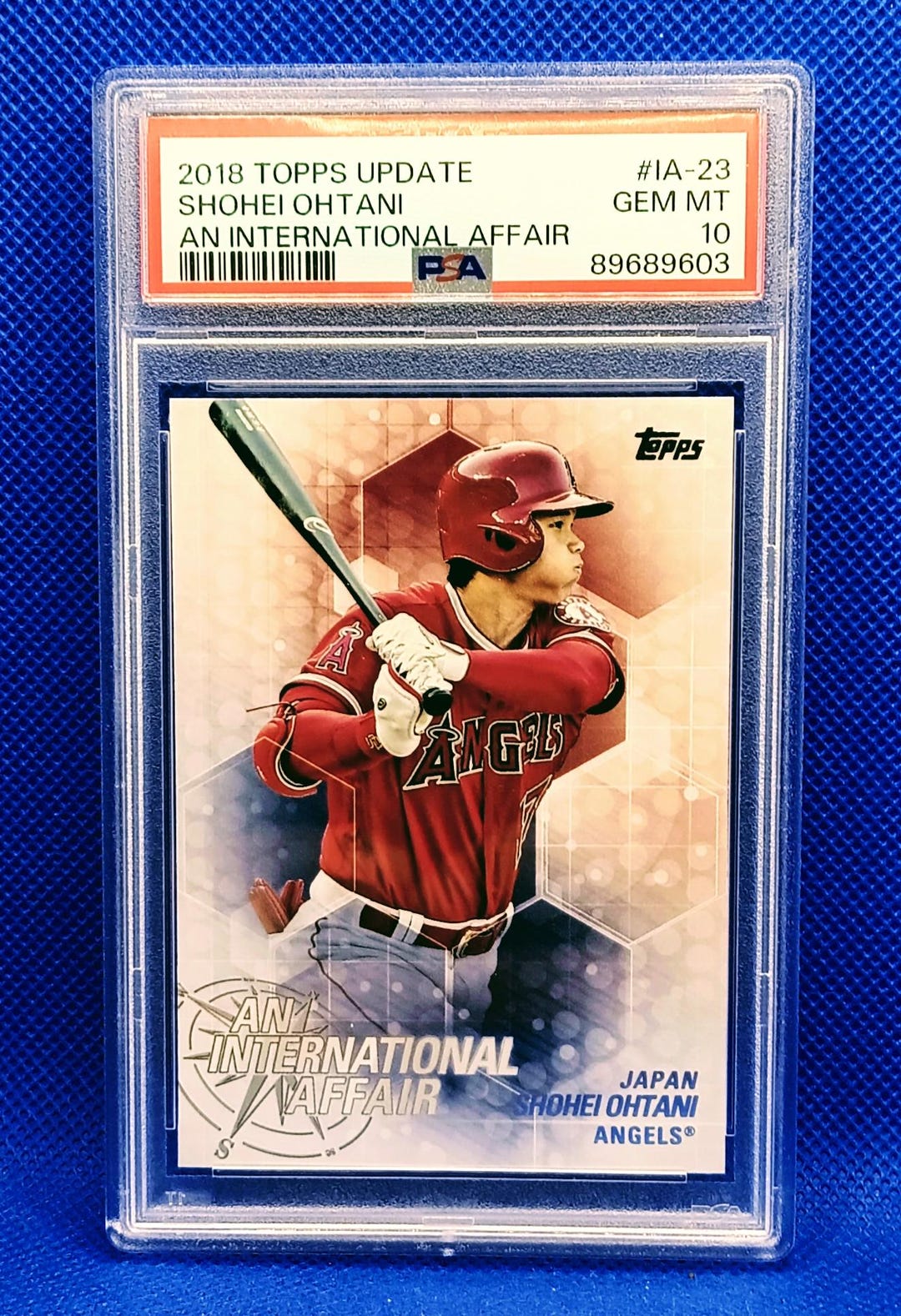 2018 Topps Baseball Shohei Ohtani Rookie International Affair PSA Gem ...