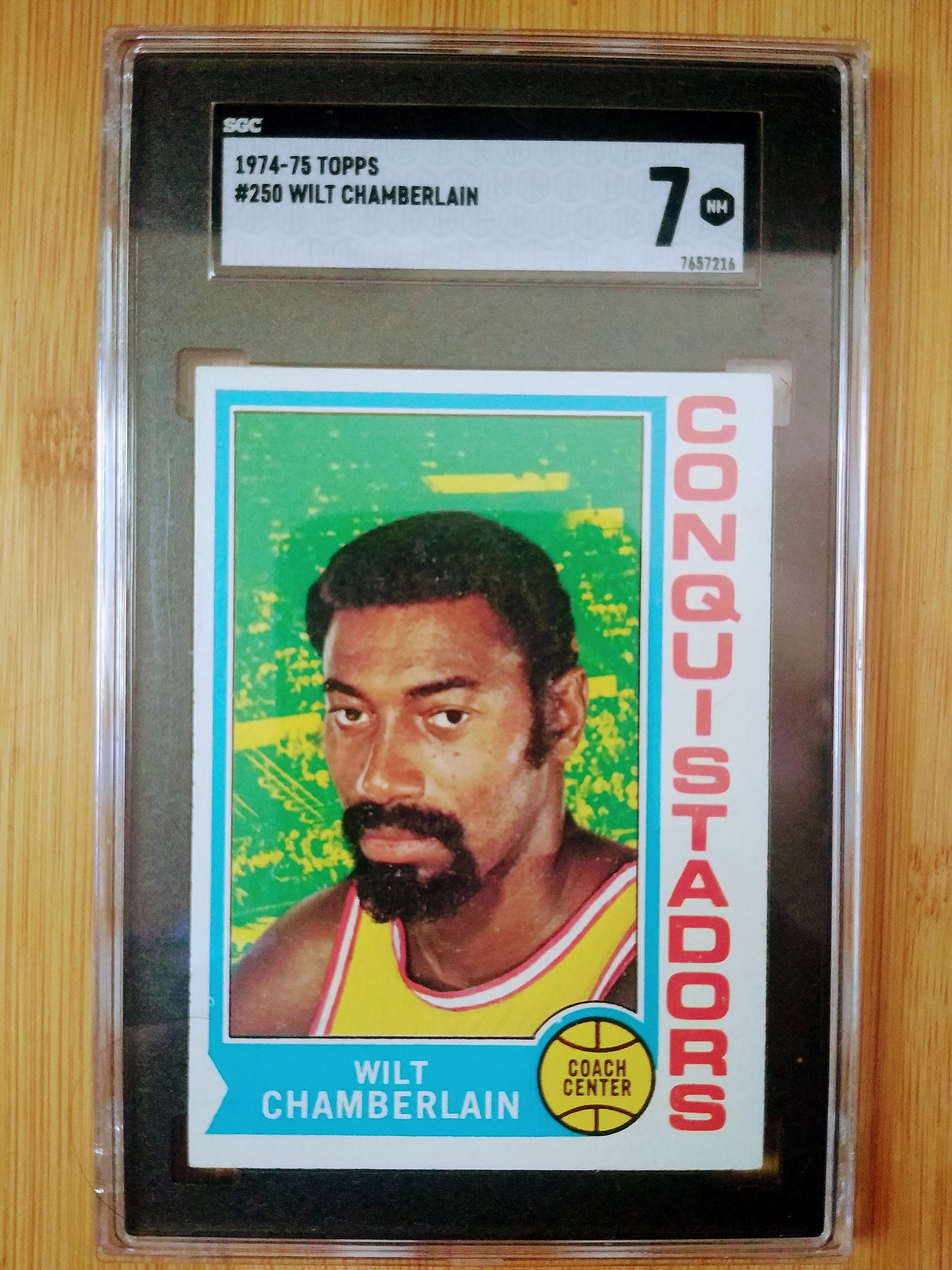 1974 Topps Basketball Wilt Chamberlain SGC 7 Nrmt - Etsy