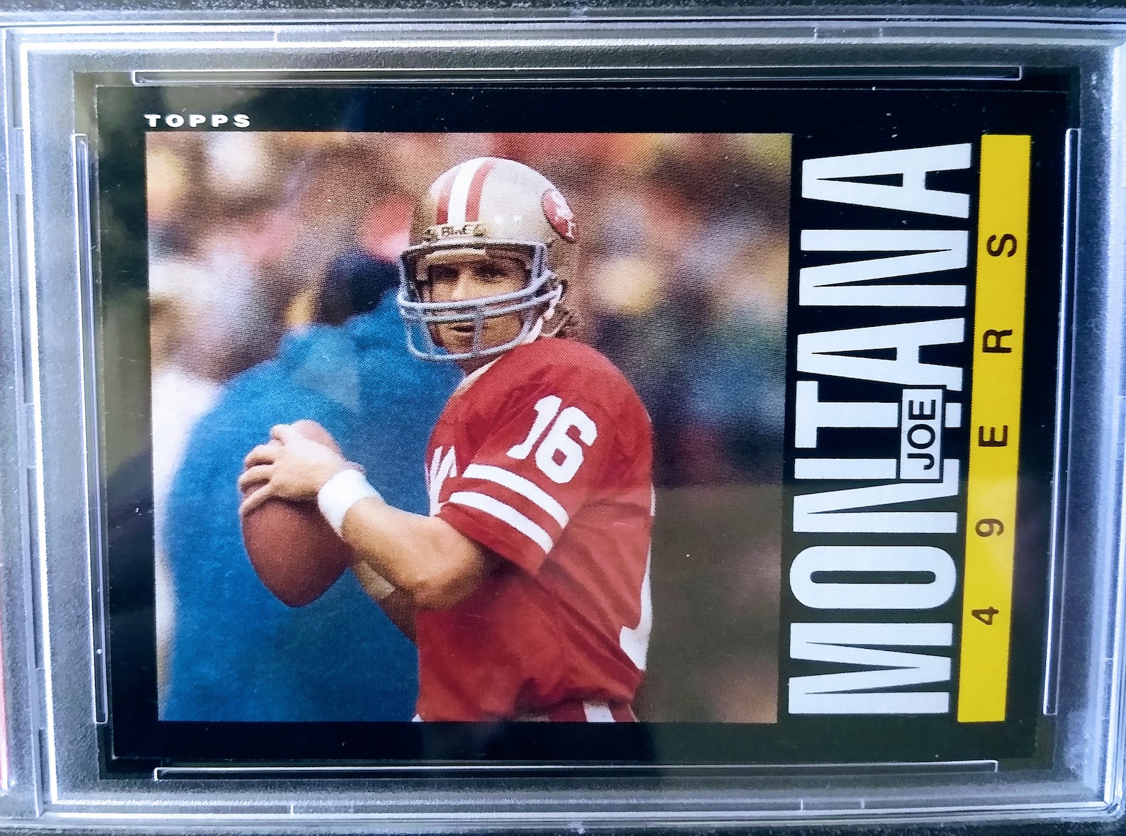 1985 Topps Football 157joe Montana San Francisco 49ers PSA 8 - Etsy