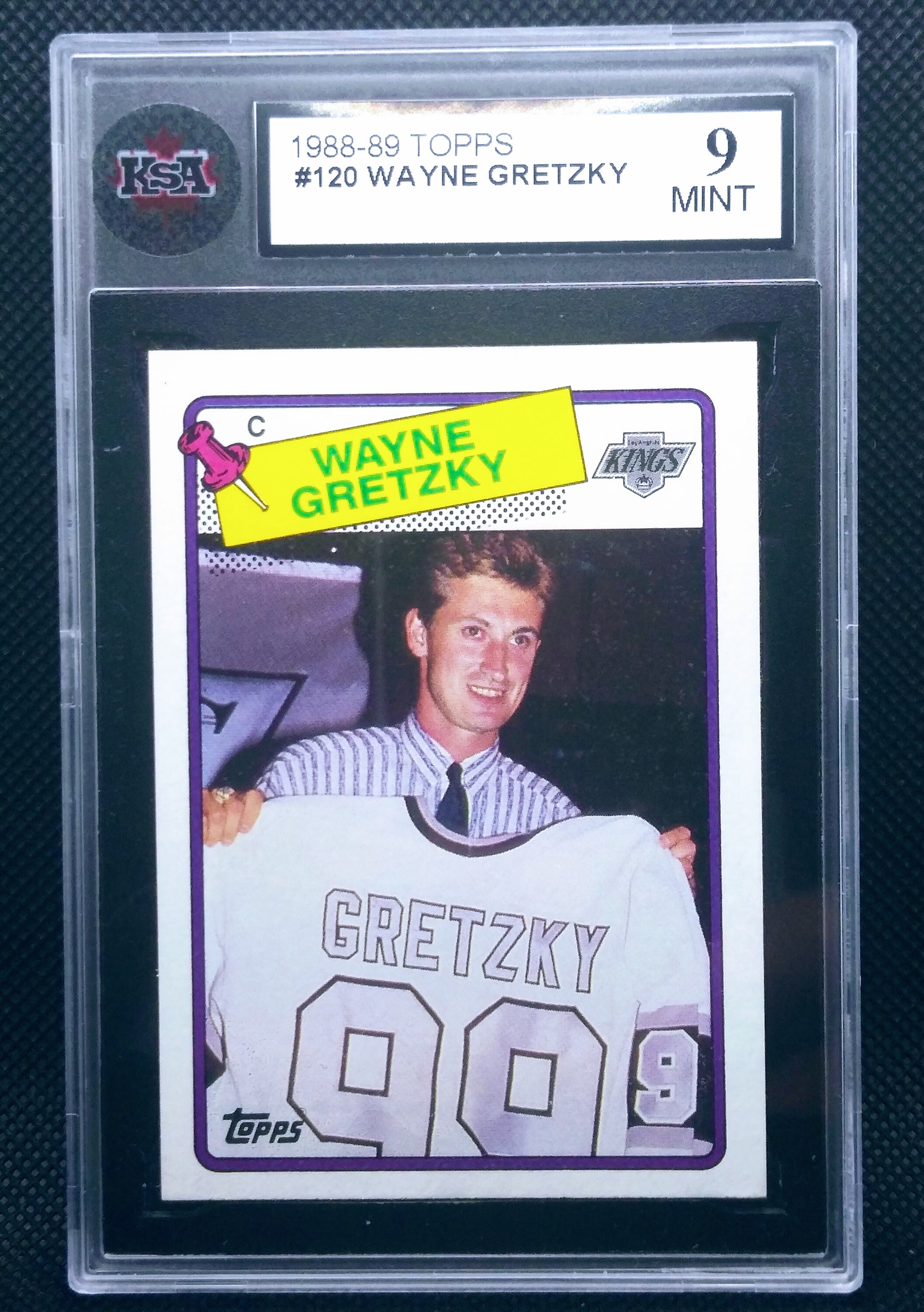 1988-89 Topps 120 Wayne Gretzky First Los Angeles Kings Card - Etsy