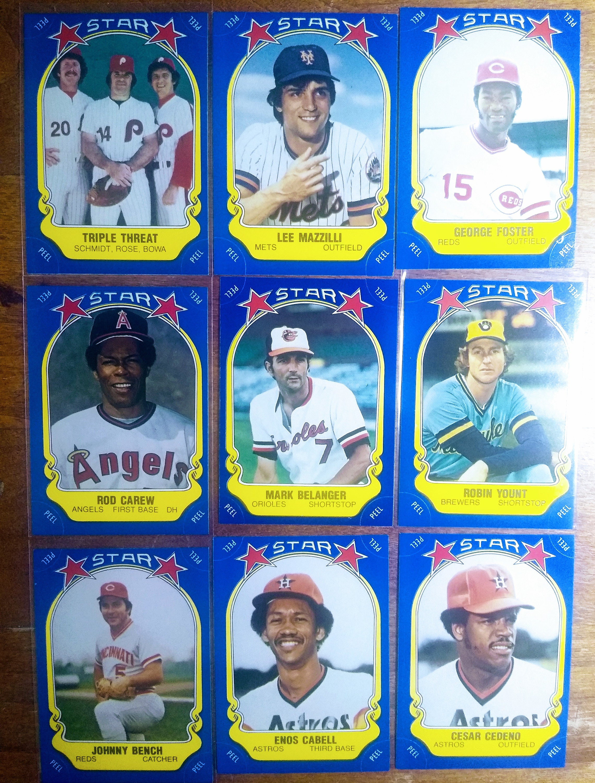 1981 Fleer Baseball Star Stickers Complete Set 1-128 Exnr Many Hall of ...