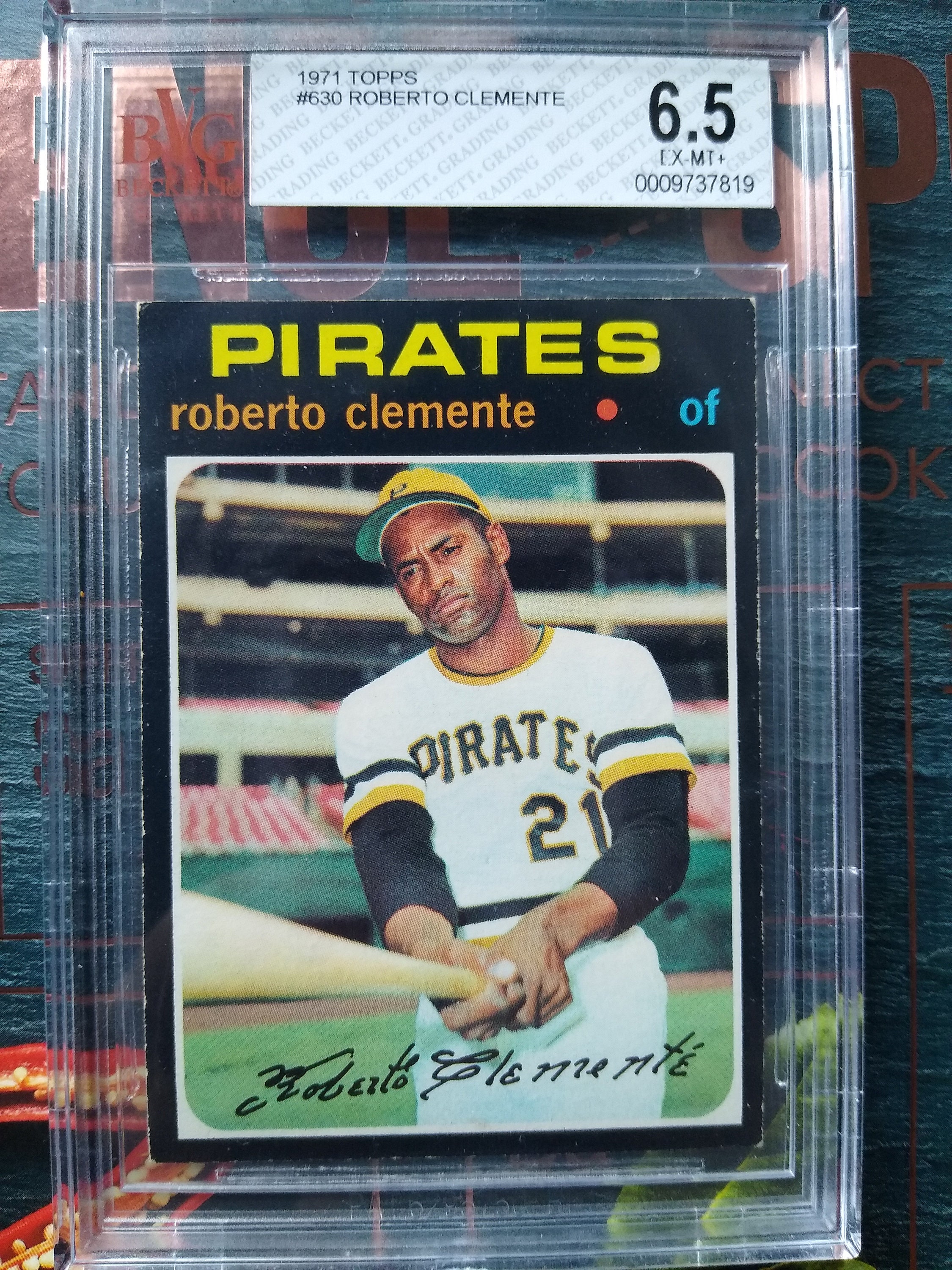 1971 Topps Roberto Clemente Pittsburgh Pirates BVG 6.5 Rare - Etsy