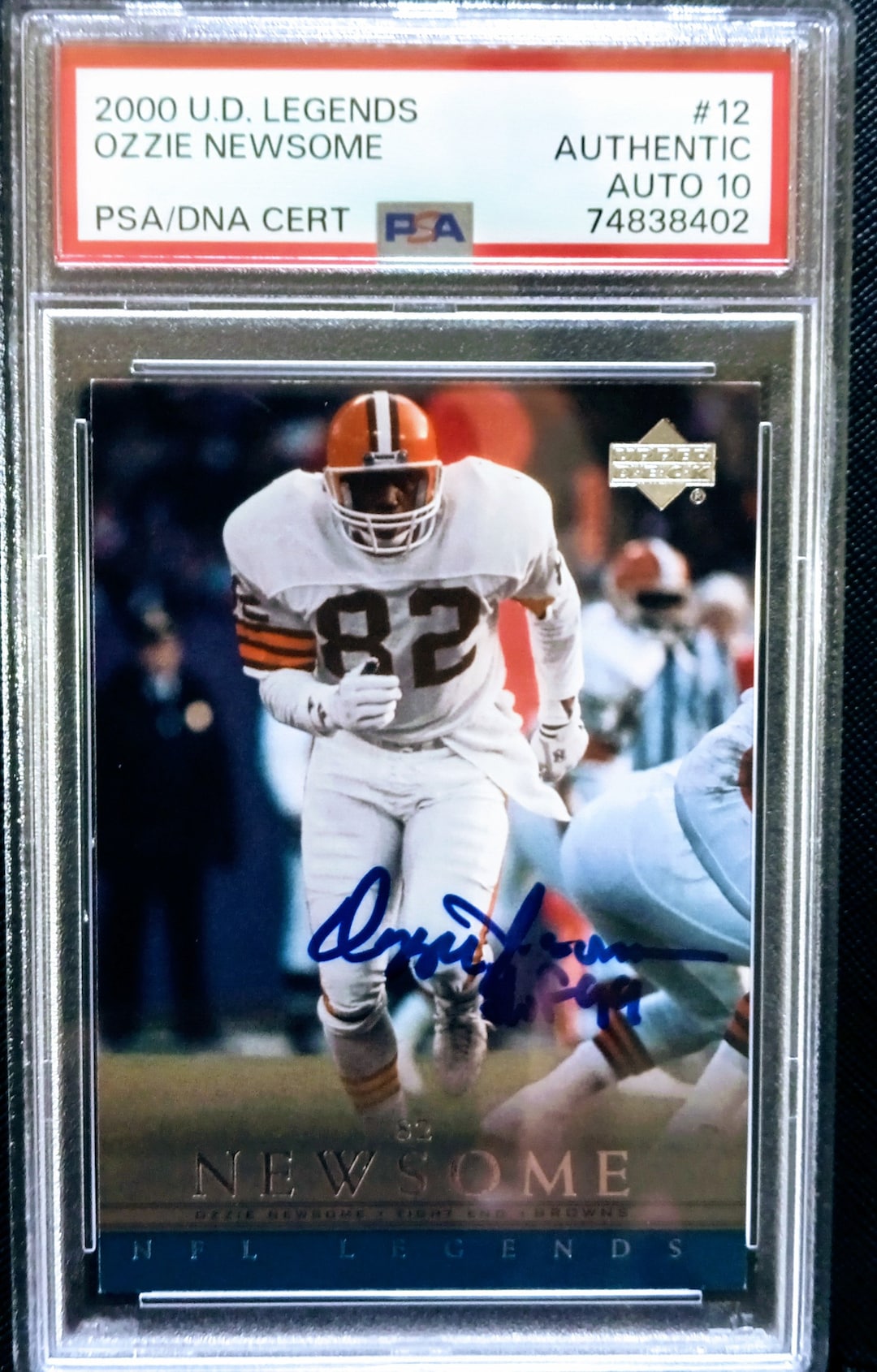 2000 Upper Deck Legends Ozzie Newsome Cleveland Browns Hall of Fame ...