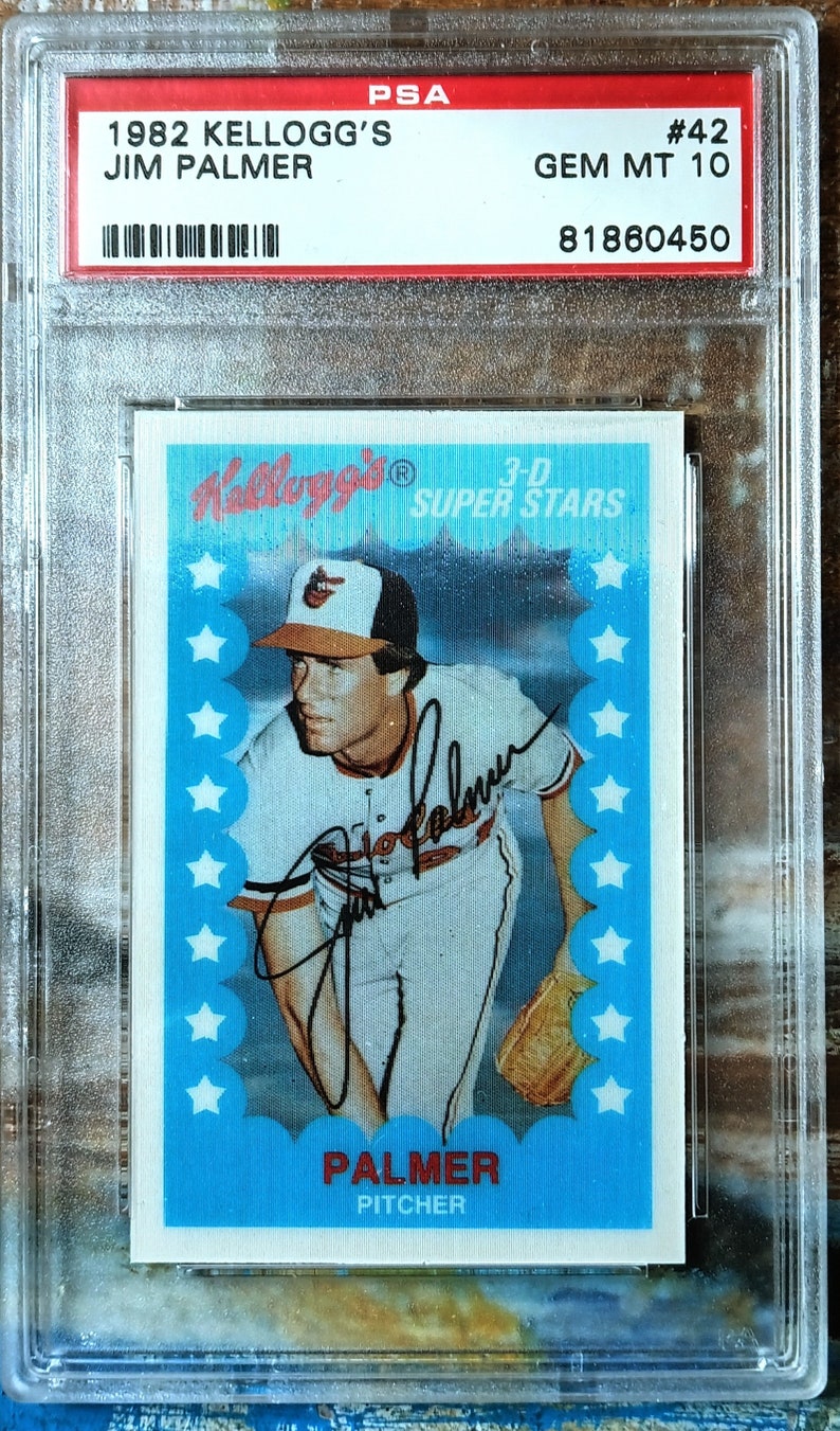 1982 Kellogg's 3-D Superstars Jim Palmer Baltimore Orioles - Etsy