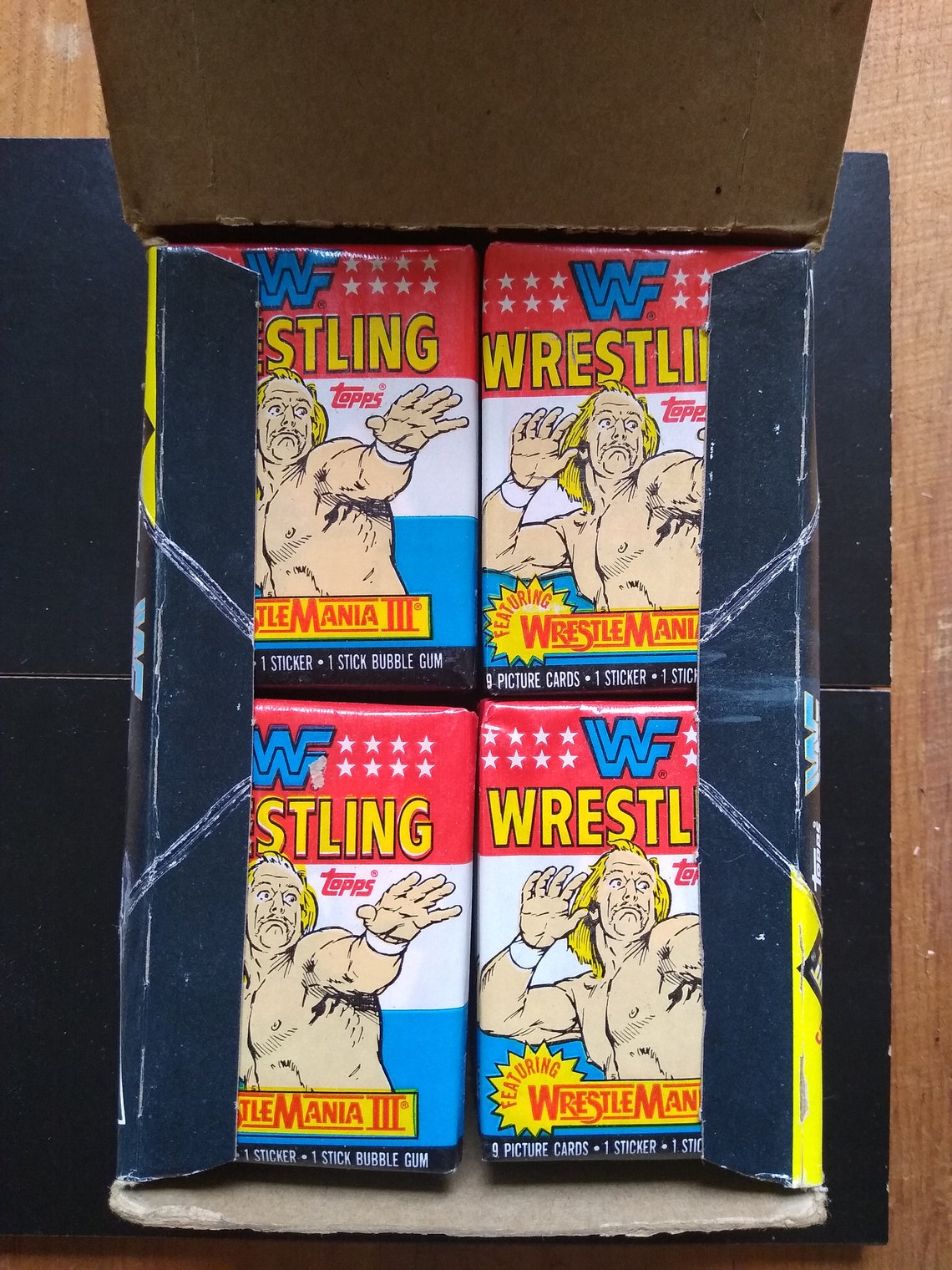 1987 Topps Vintage Wrestling WWF Wrestle Mania III Unopened | Etsy