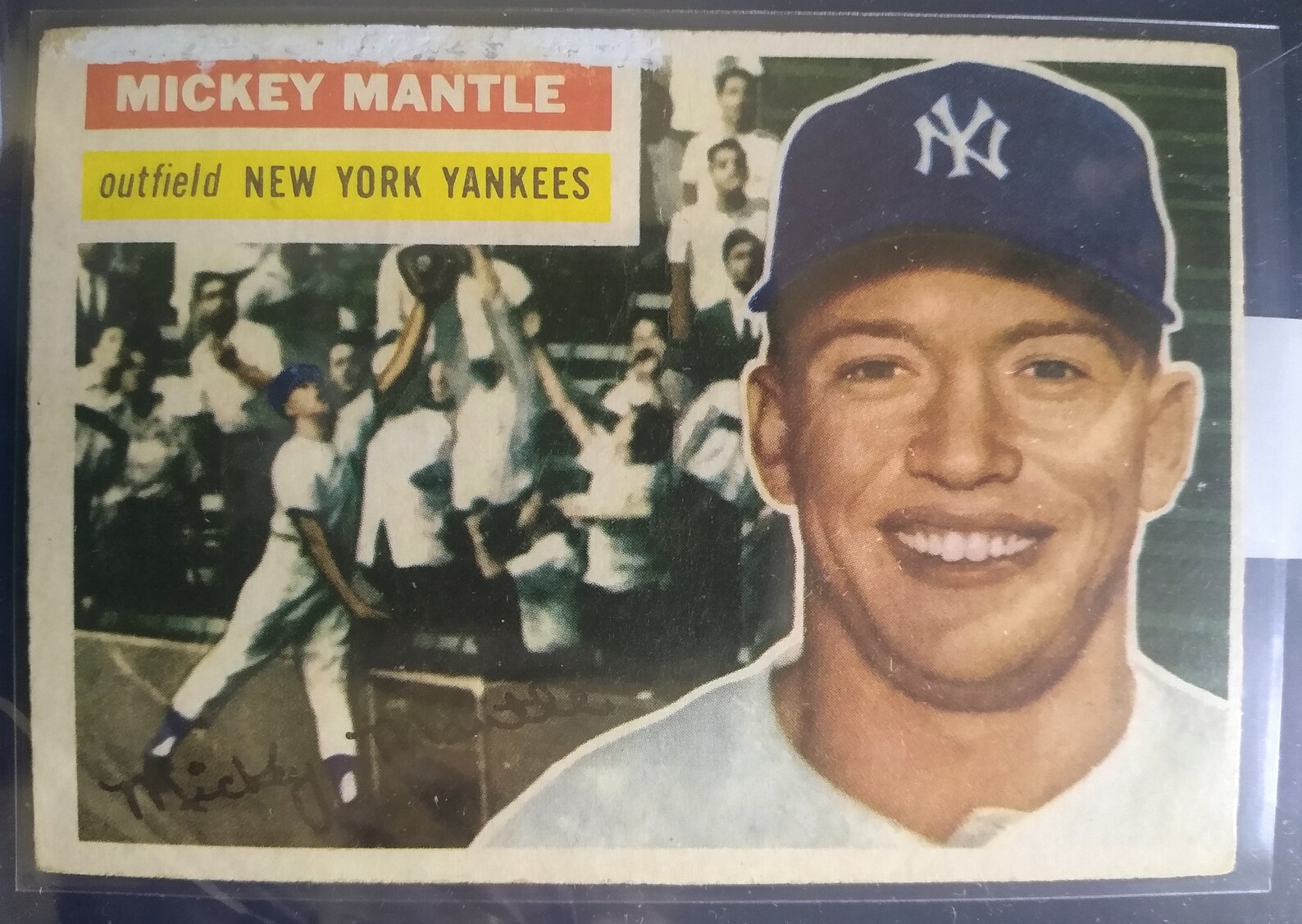 1956 Topps Mickey Mantle New York Yankees Triple Crown Year - Etsy
