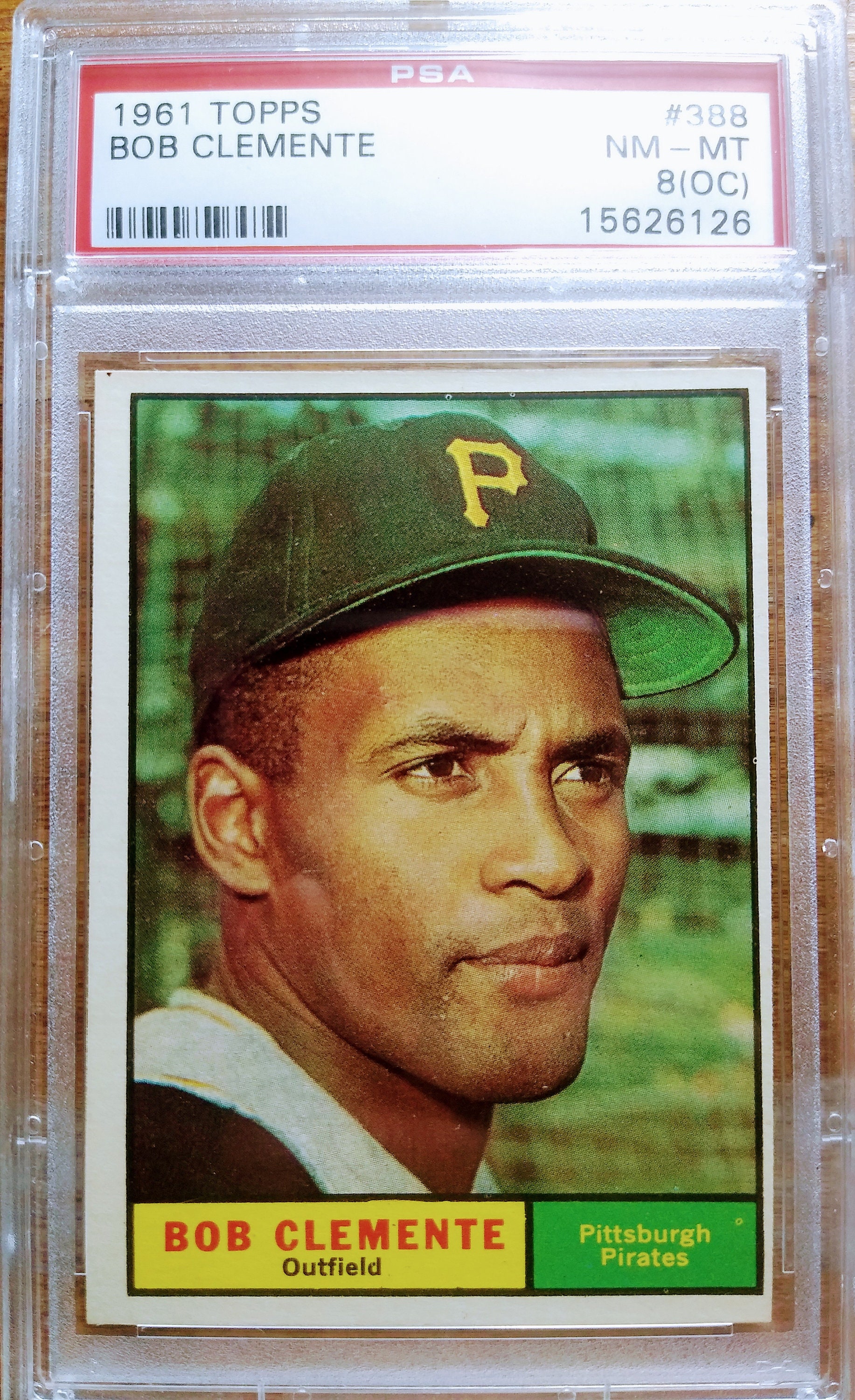 1961 Topps 388 Roberto Clemente Pittsburgh Pirates Psa 8 OC NM MT - Etsy