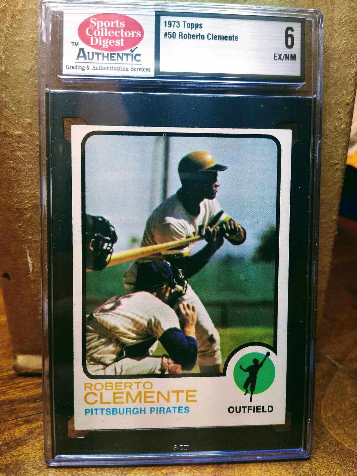 1973 Topps Roberto Clemente Pittsburgh Pirates Graded 6 Ex-mt | Etsy