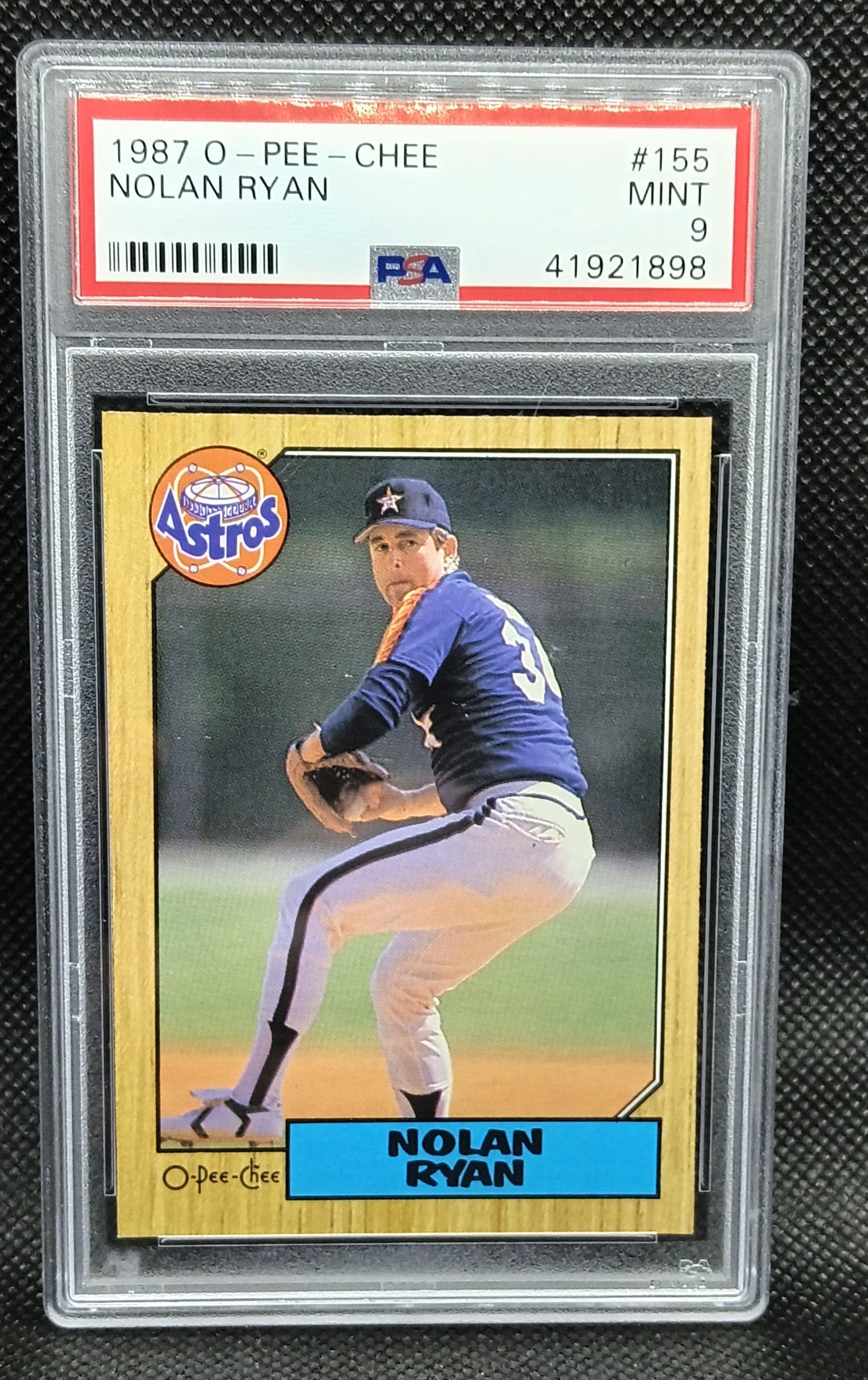 1987 O-pee-chee Nolan Ryan Houston Astros PSA Mint 9 - Etsy
