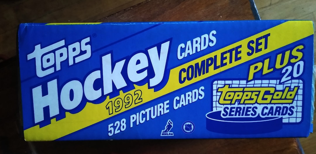 1992 Topps Hockey Complete Factory Set (528) Plus 20 Gold Cards ...