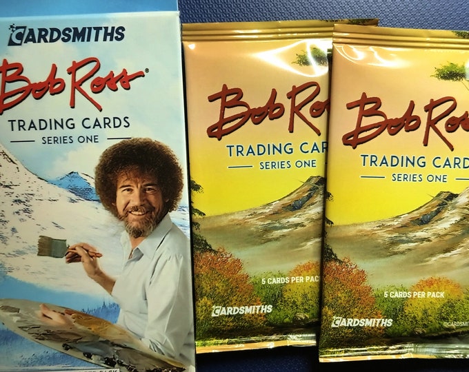 Bob Ross Trading Cards Series 1 Collector Box - Etsy