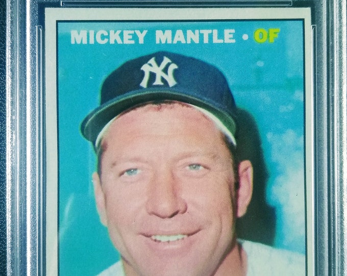 1967 Topps Mickey Mantle New York Yankees PSA 6 Ex-mt - Etsy