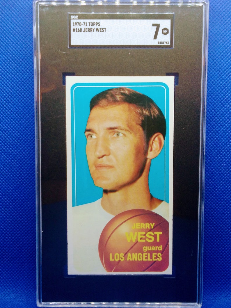 1970-71 Topps Basketball 160 Jerry West Los Angeles Lakers - Etsy