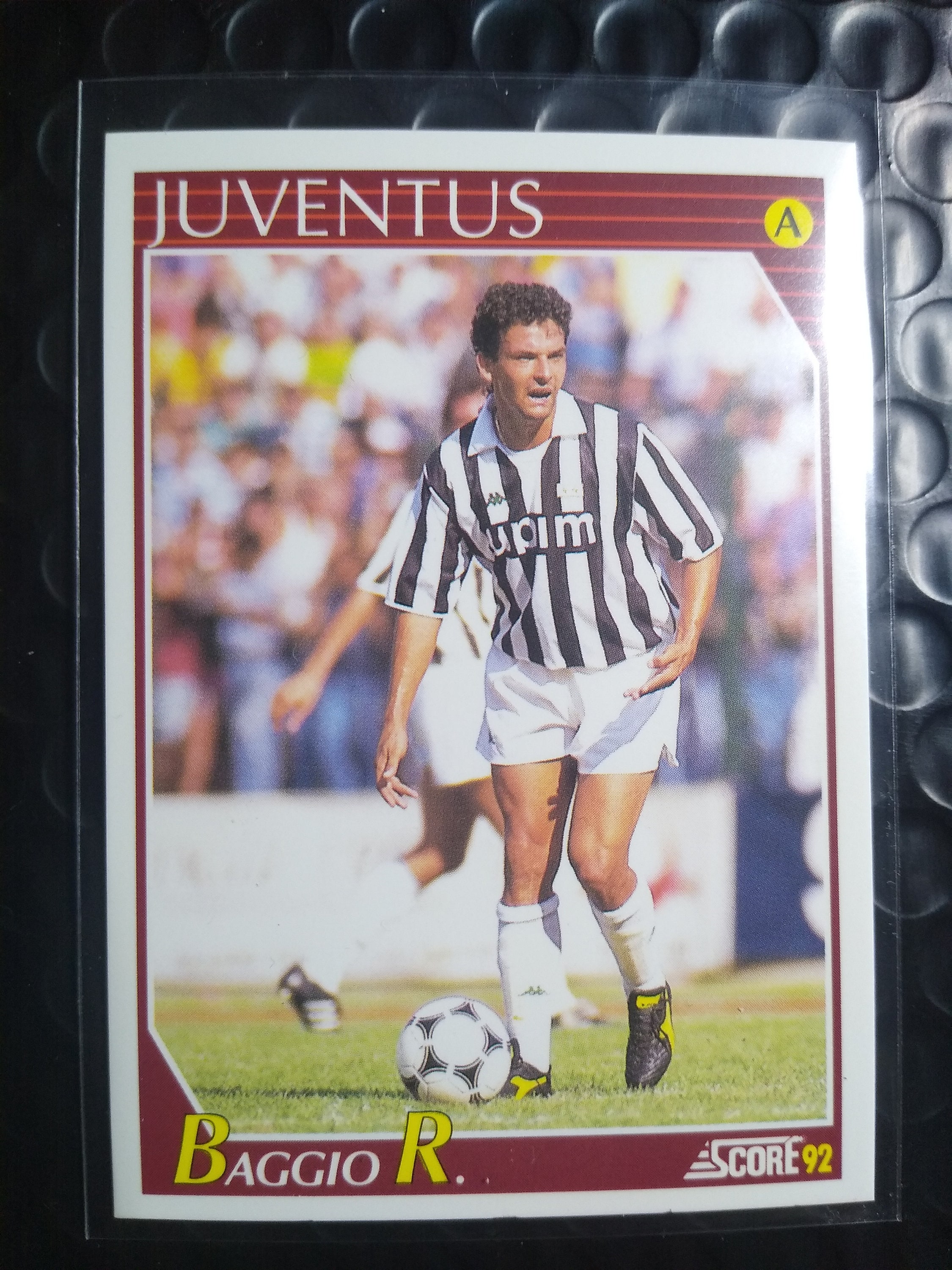 1992 Score Italian Soccer Roberto Baggio First Year Juventus - Etsy