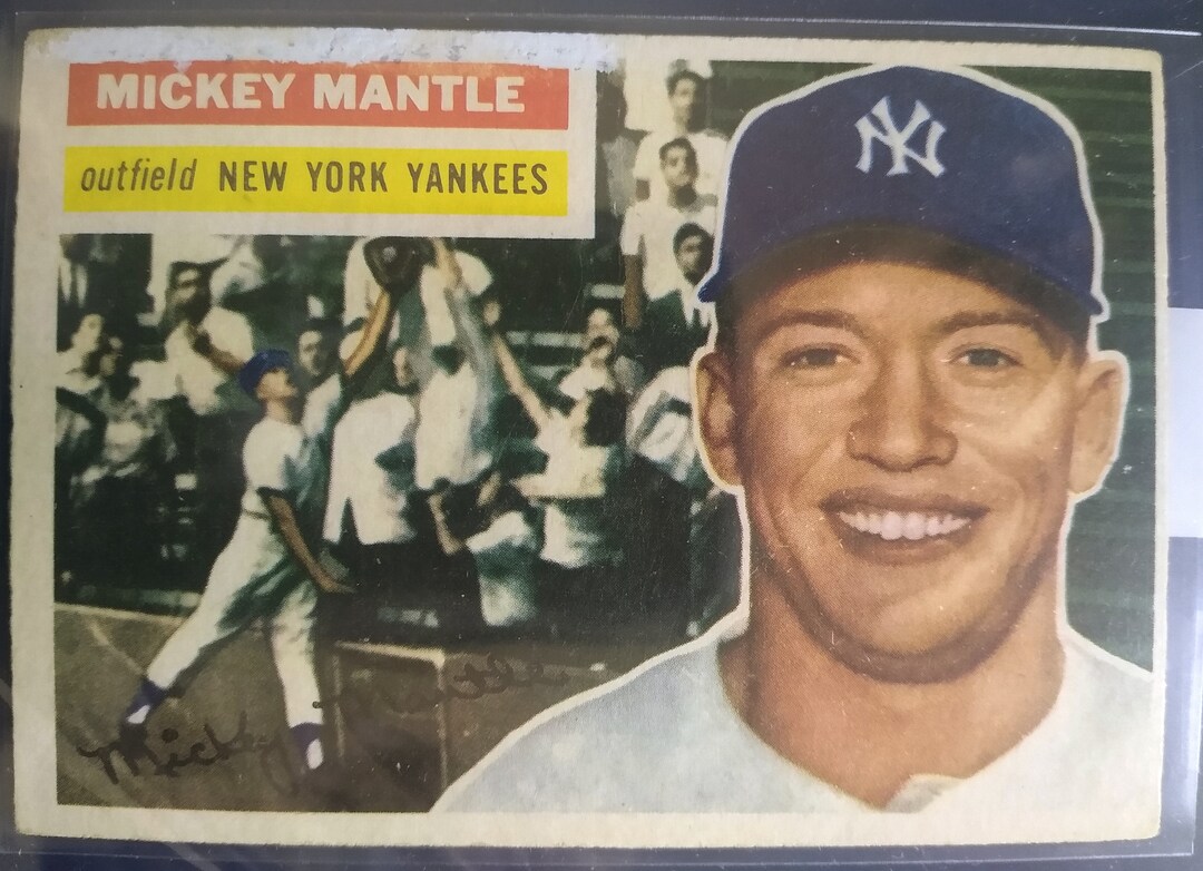 1956 Topps Mickey Mantle New York Yankees Triple Crown Year EBAY ...