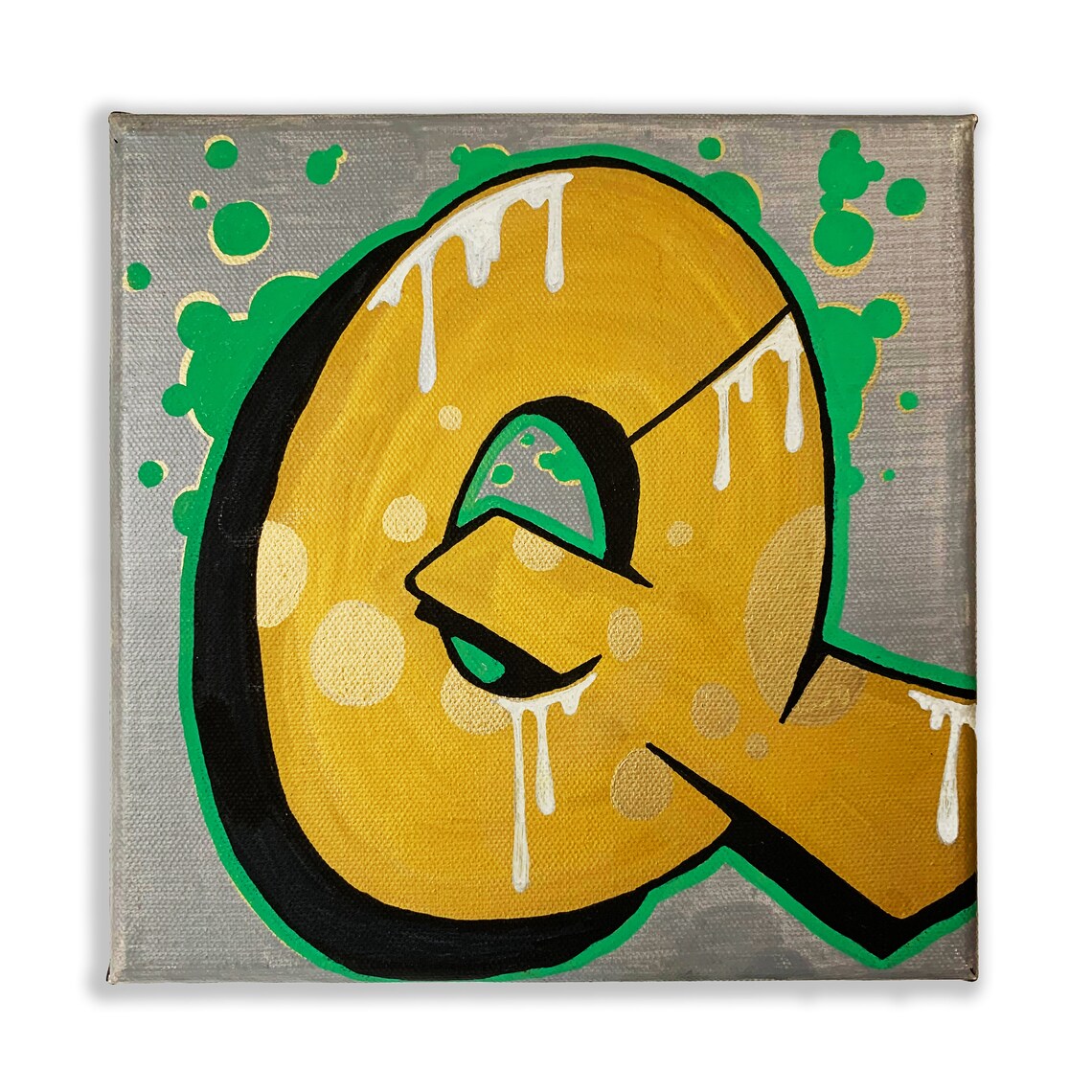 Graffiti Letter Q Art Print 12x12 Inches Signed & Numbered X/10 - Etsy