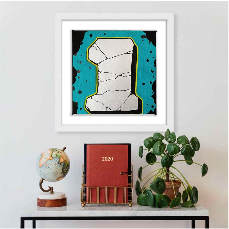 Graffiti Number 1 Art Print 12x12 Inches Signed & Numbered X/10 - Etsy