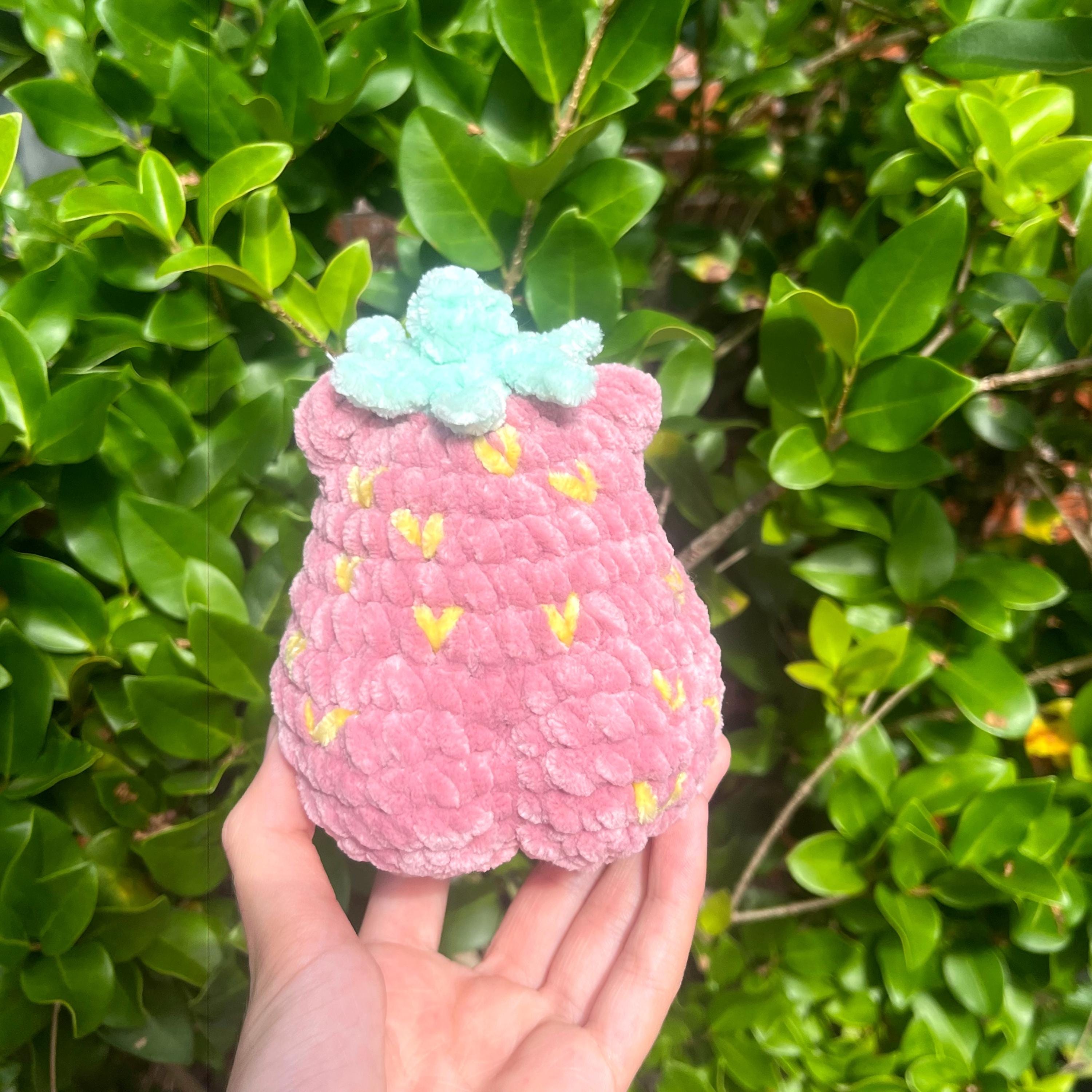 Crochet Thicc Strawberry Toad - Etsy